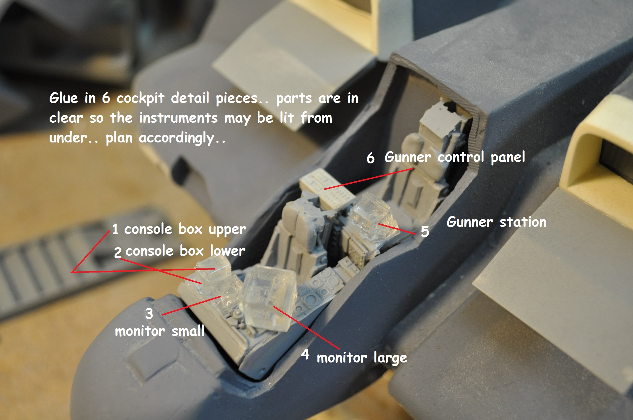 Dropship Kit Cockpit Assembly Guide Dropship Kit Cockpit Assembly Guide